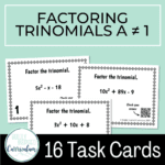 5 Unique Ways to Use Task Cards in High School Math