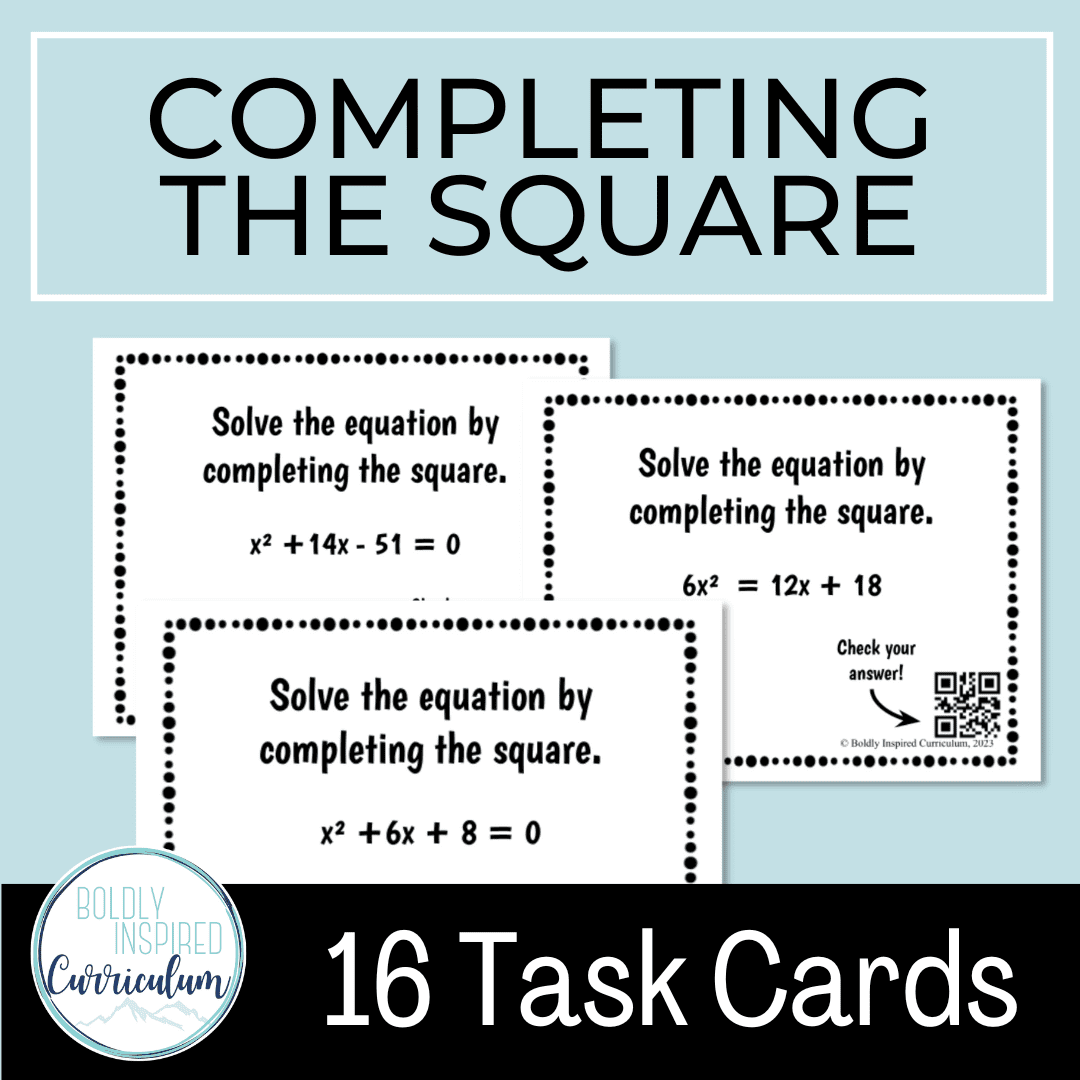 5 Unique Ways to Use Task Cards in High School Math