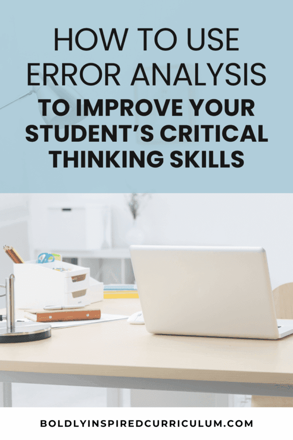 5 Ways to Increase Mathematical Reasoning with Error Analysis
