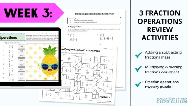 Why Your Students Need A Getting Ready for Algebra 1 Summer Review Packet