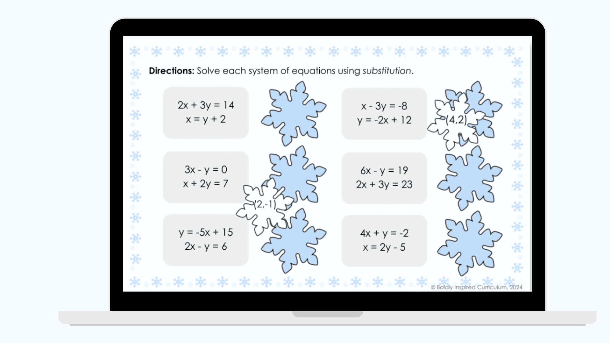 7 Winter Math Activities to Engage Your Algebra 1 Students