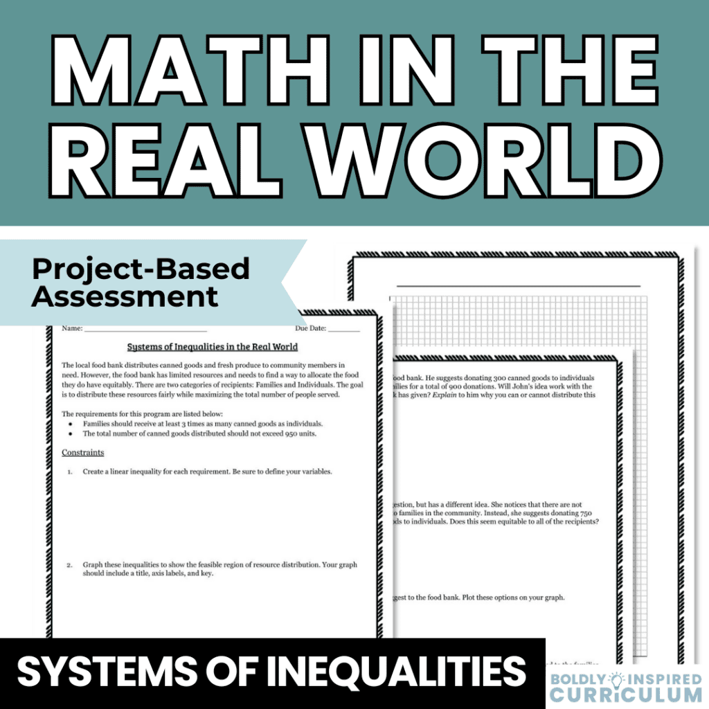 Real World Math Activities for Pre Algebra and Algebra 1
