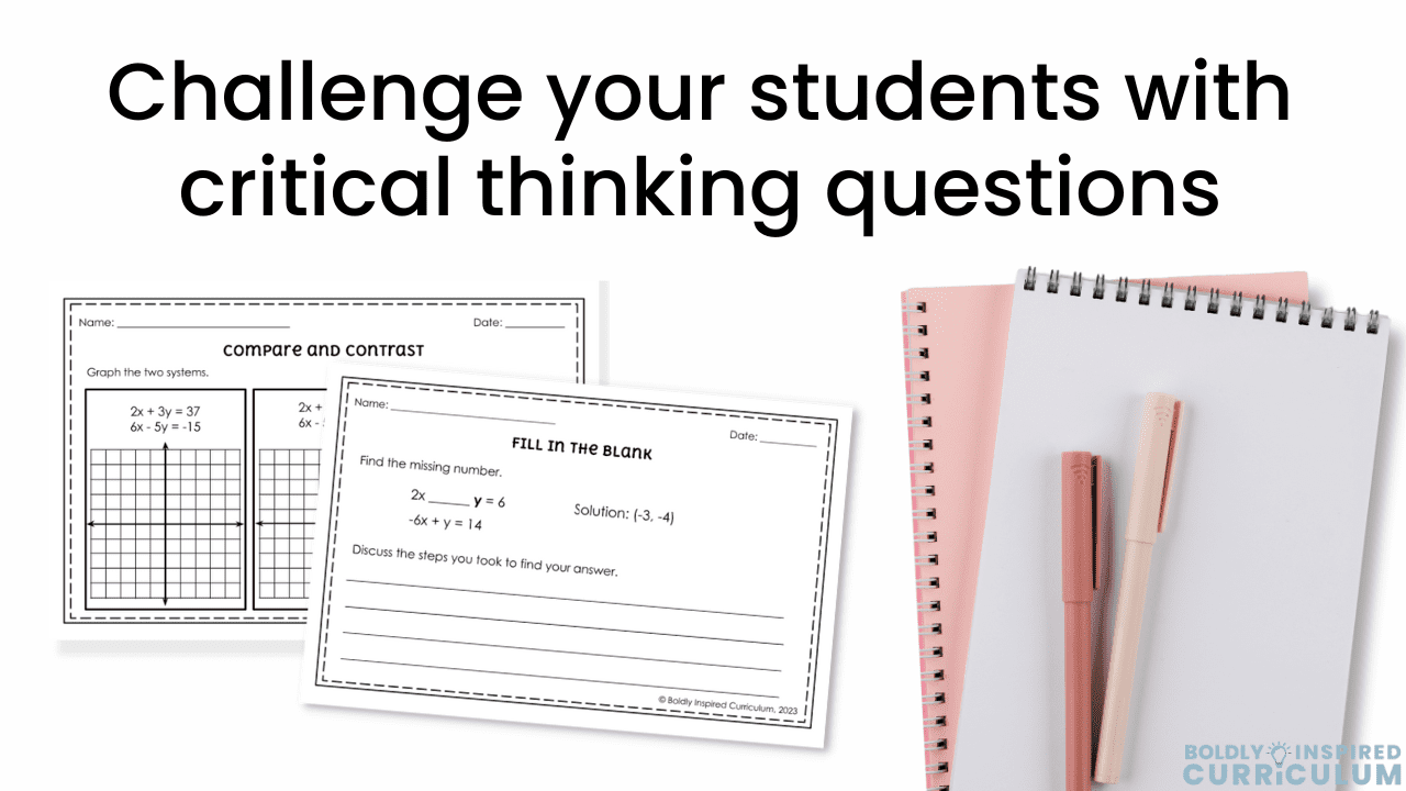 Systems of Equations Activities Your Algebra 1 Classroom Needs