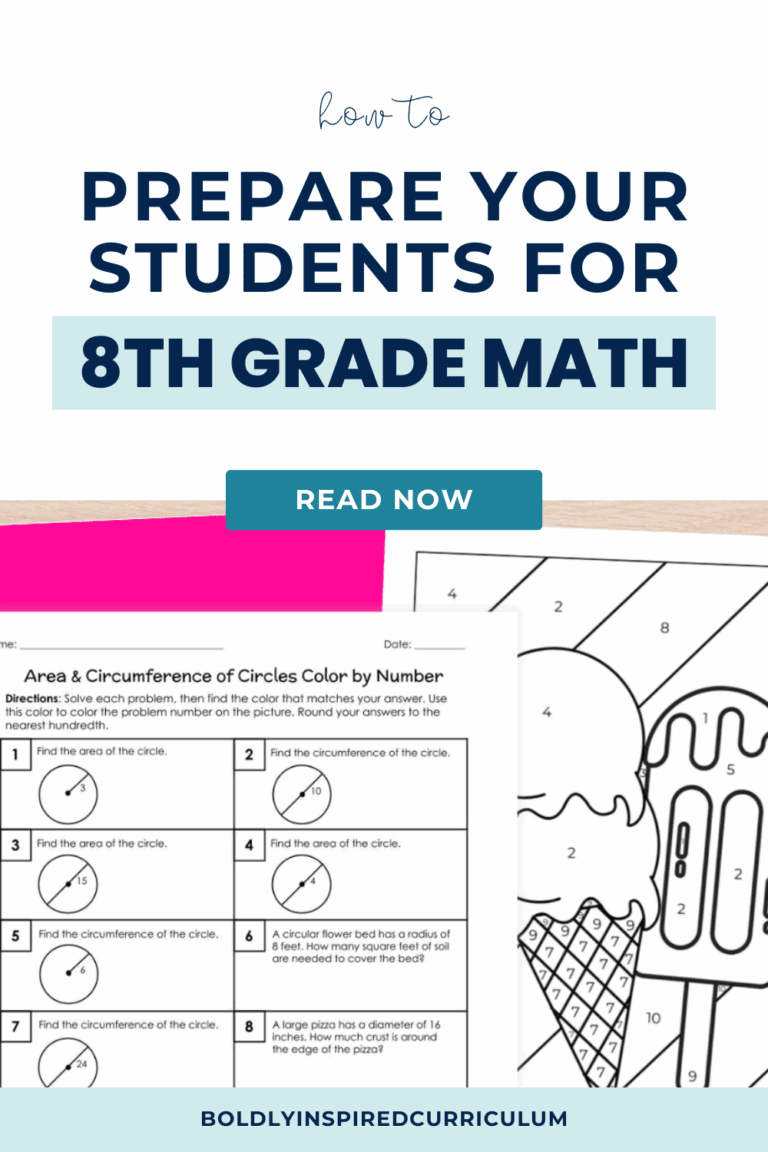 9 Summer Math Review Activities for Incoming 8th Graders