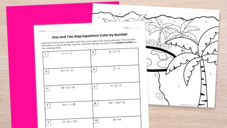 11 Engaging Solving Multi-Step Equations Math Activities