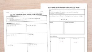 11 Engaging Solving Multi-Step Equations Math Activities