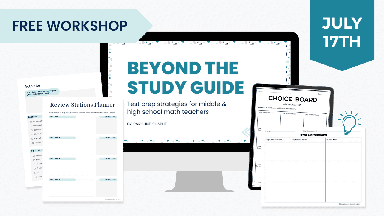 Beyond the Study Guide | Test Prep for Math Teachers