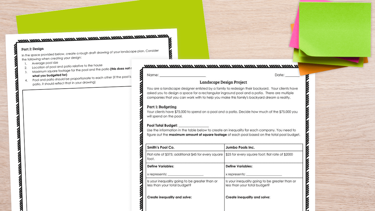 7 Meaningful and Engaging End of Year Algebra Activity Ideas