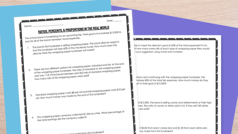 9 Ways to Relate Ratios, Proportions, and Percents to Real Life